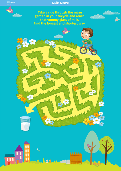 Reach the Milk Maze | Nestle Family