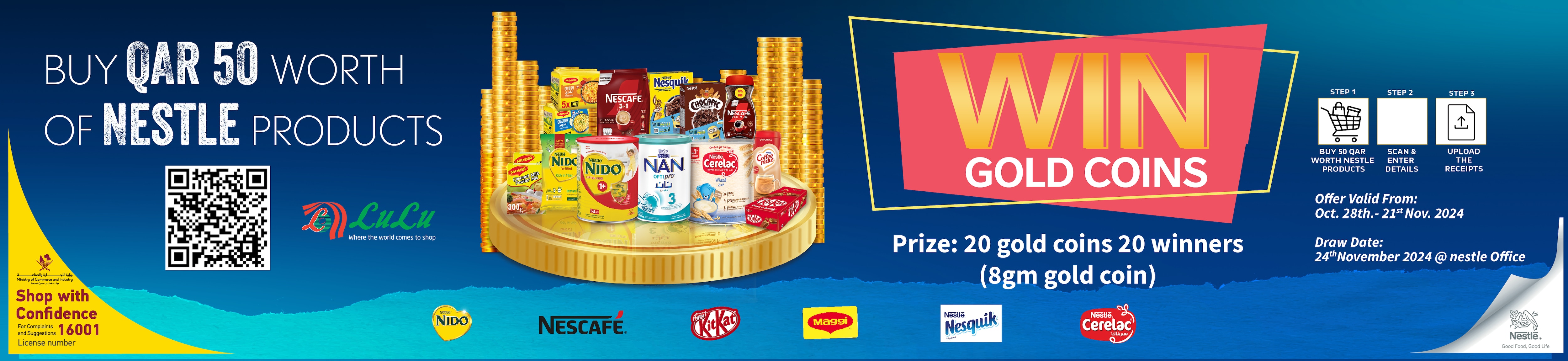 Nestle LuLu Win Gold Coins Campaign | Nestle Family