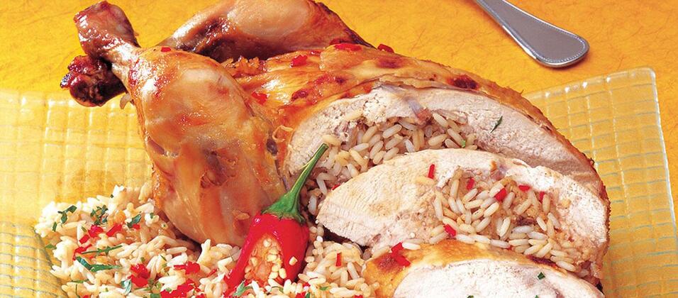 Roasted Chicken Stuffed with Rice Recipe | Nestlé Family ME