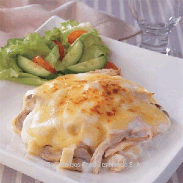 Nouille and Chicken Gratin Recipe | Nestlé Family ME