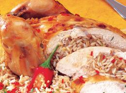 Roasted Chicken Stuffed with Rice Recipe | Nestlé Family ME